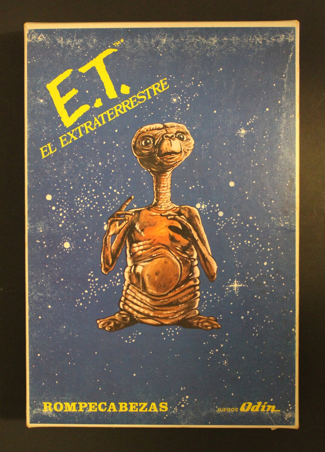 1982 E.T. the EXTRATERRESTRIAL 6 X Different Cardboard CUBE PUZZLES ...