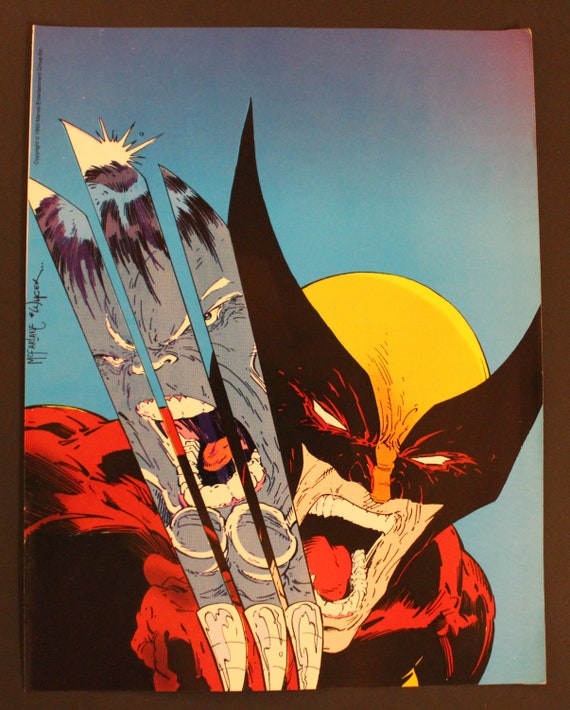 1993 Marvel WOLVERINE LOGAN 2 X Mini-posters in 1 Spanish - Etsy