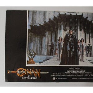 1984 CONAN the DESTROYER Lobby Card Originl Vintage Spain Bombaata 34 X ...