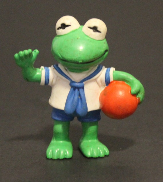1980s KERMIT THE FROG Pvc Figure Muppet Babies by Comics | Etsy