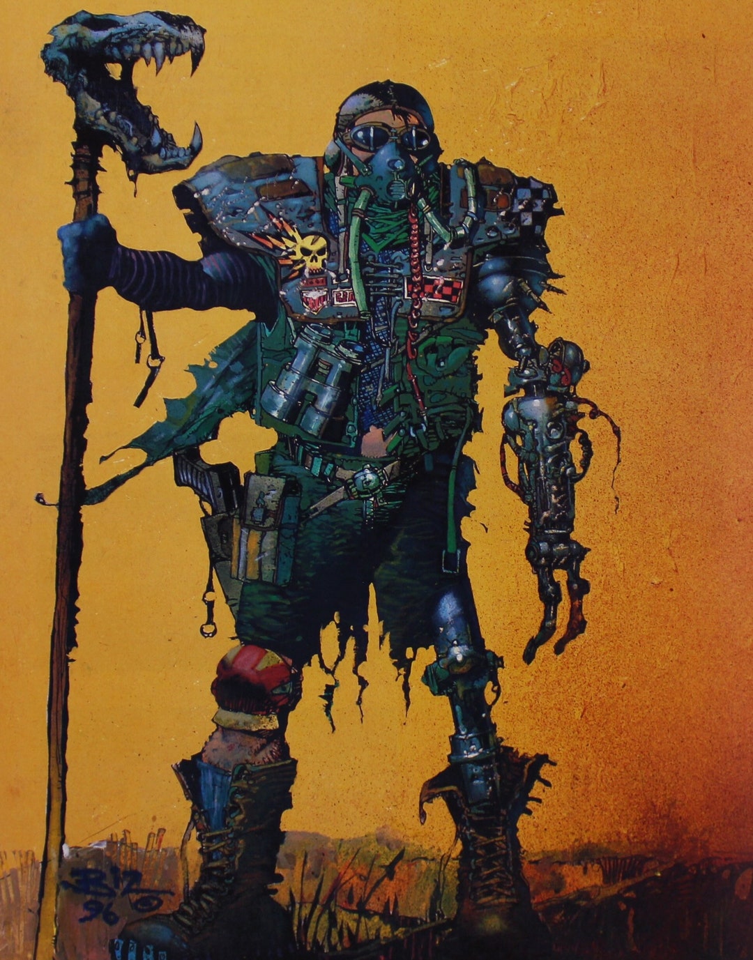 1998 SIMON BISLEY Original Vintage Poster 12" X 9" (30 X 23 Cm.) Heavy ...