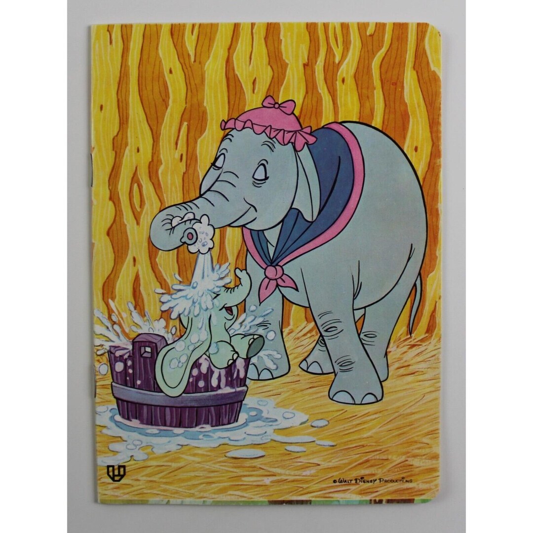 1980s DUMBO School Notebook 8.5" X 6" (21.5 X 15.5 Cm.) Spain Vintage ...