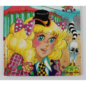 1981 CANDY CANDY Book Vintage French Hardcover 27 X 20 Cm. (10.6" X 7. ...