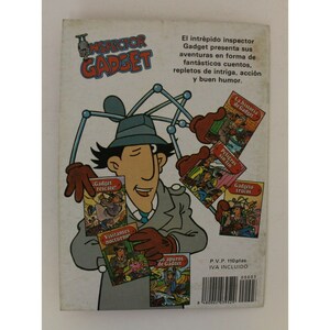 1987 INSPECTOR GADGET Book 20 X 14.5 Cm. (8" X 5.75") Spanish Vintage ...