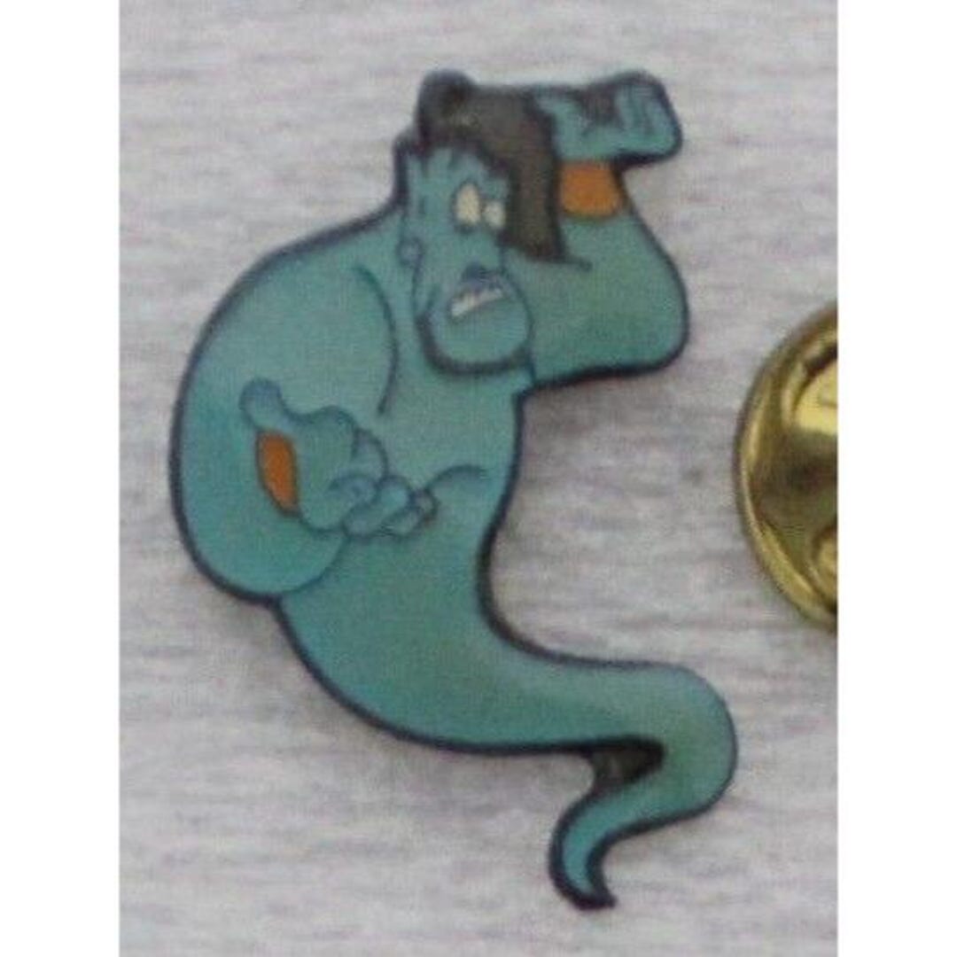 1992 ALADDIN'S GENIE Lapel Pin 2.5 X 1.75 Cm. (1" X 0.7") Disney Robin ...