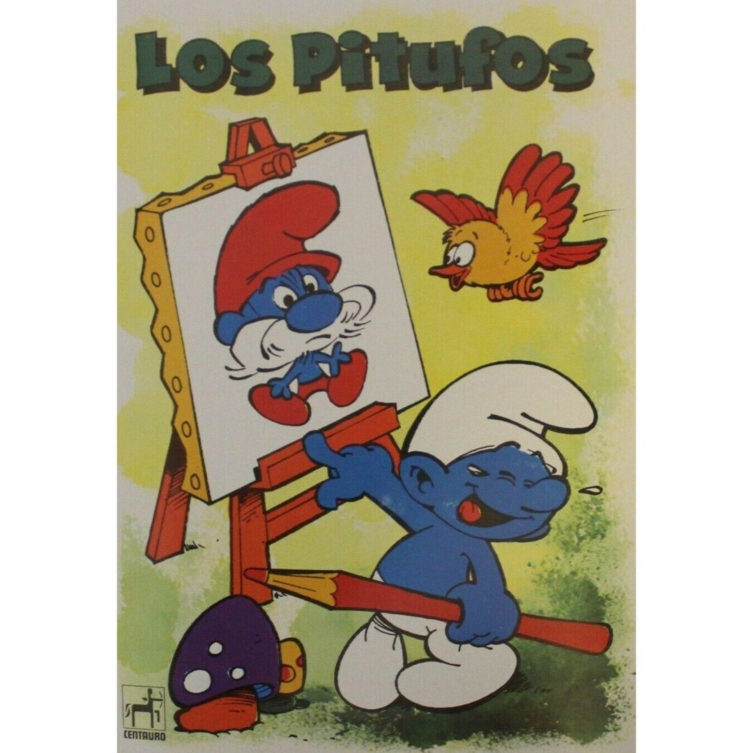 1983 SMURFS School Notebook 8.5 X 6.1 21.5 X 15.5 Cm. Spanish Vintage ...