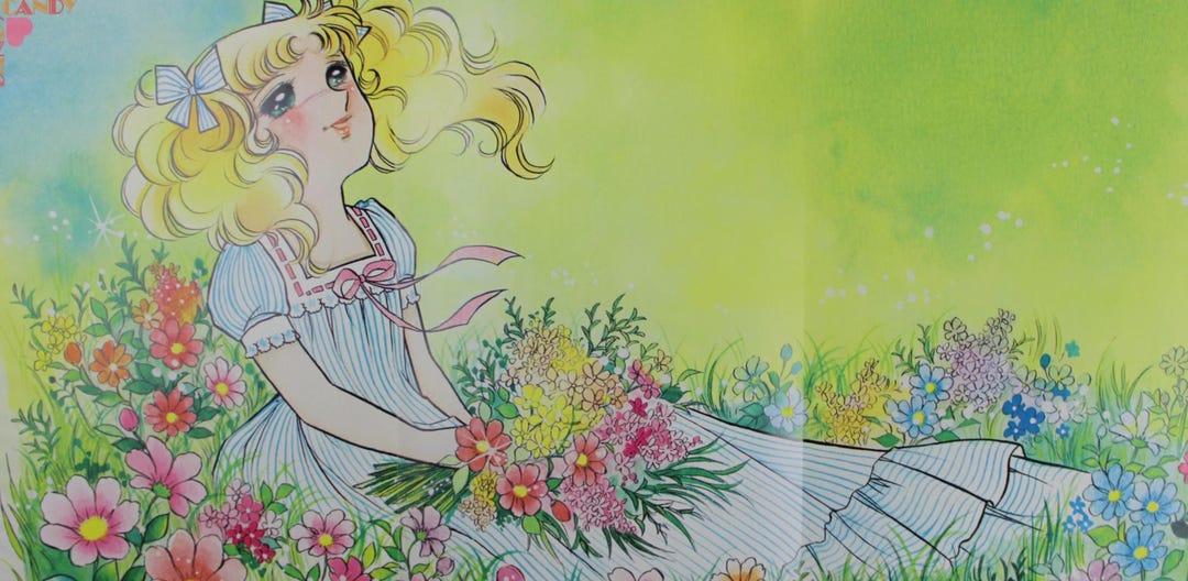1977 CANDY CANDY Japanese Vintage Poster 20.75" X 11" (57.5 X 28 Cm ...