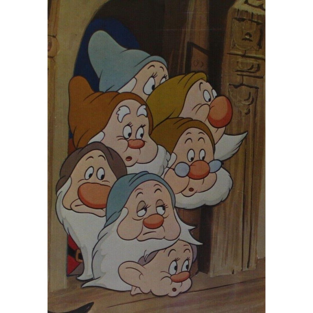 1970s SNOW WHITE and the Seven DWARFS Lobby Card - Original Vintage ...