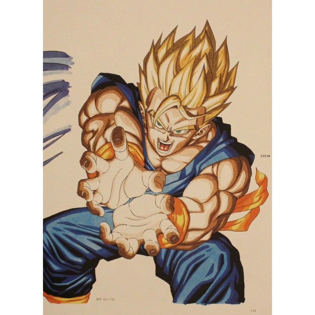 1996 Dragon Ball DOUBLE-SIDED MINIPOSTER 2 Posters in 1 - 10" X 7" (25. ...