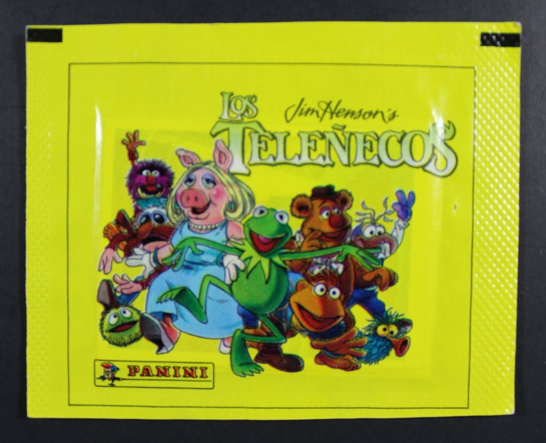 1995 THE MUPPETS Trading Card Pack - SEALED - Spanish Vintage Item ...