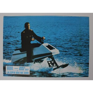 1977 James Bond 007 the SPY Who LOVED ME Lobby Card - Spanish Original ...