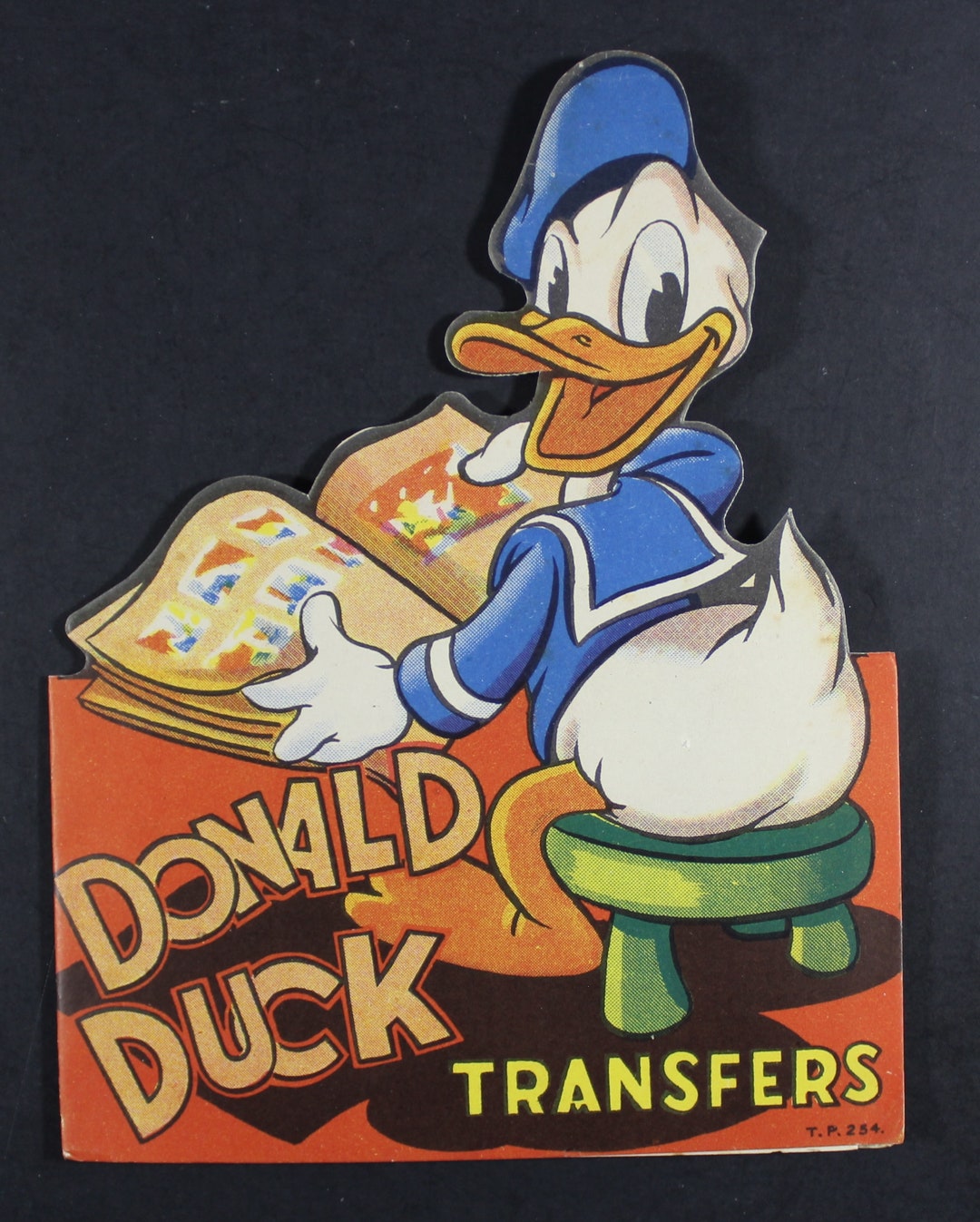 1950s DONALD Duck TRANSFERS Vintage UK Item - 6.5" X 4.75" ( 16 X 12 Cm ...