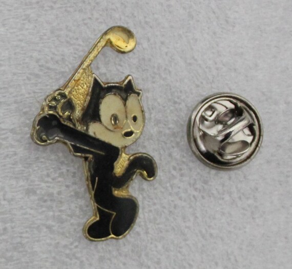1980s 90s FELIX THE CAT Lapel Pin 3.25 X 2 Cm. 1.3 X | Etsy