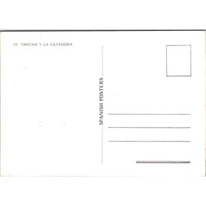 TARZAN and the HUNTRESS Postcard 6" X 4.25" (15 X 10.5 Cm.) Johnny ...