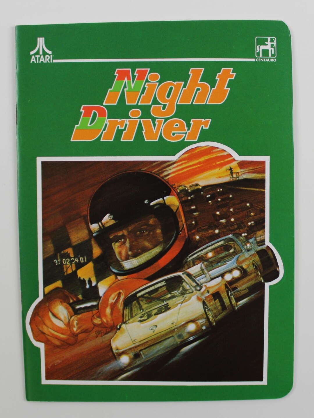 1982 ATARI NIGHT DRIVER School Notebook 8.5" X 6" (21.5 X 15.5 Cm ...