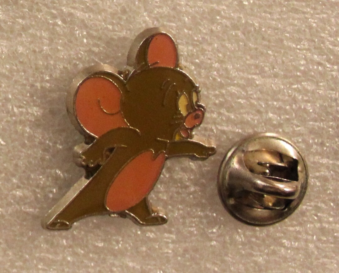 1990s TOM & JERRY Lapel Pin JERRY Hanna Barbera 2.5 X 2 - Etsy