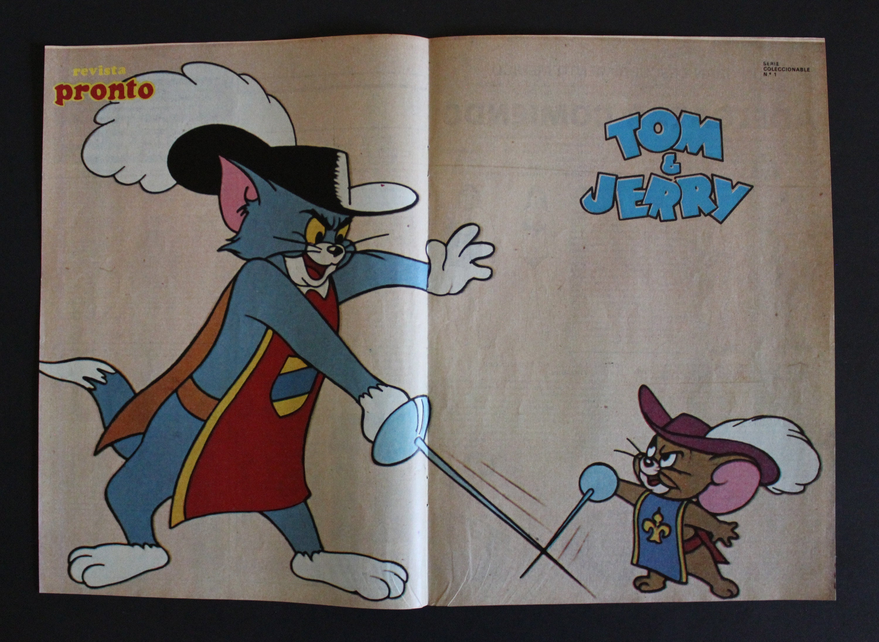1970's TOM & JERRY Musketeers Poster Spanish Vintage - Etsy Finland