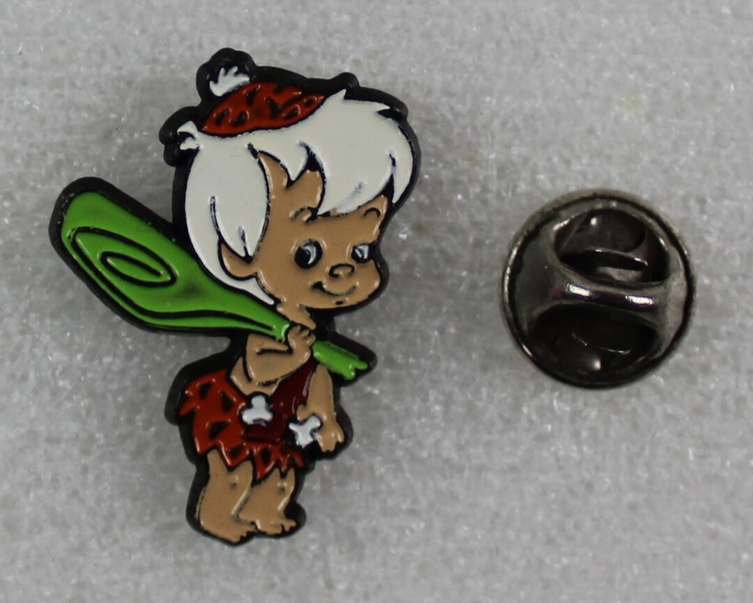 1994 BAMM-BAMM RUBBLE Lapel Pin 3 X 2 Cm (1.2" X 0.8") Hanna-barbera ...