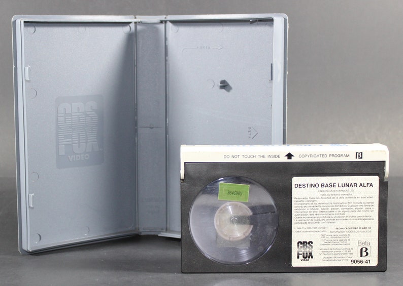 1986 Space 1999 DESTINATION: MOONBASE ALPHA Betamax Videotape - Spanish ...