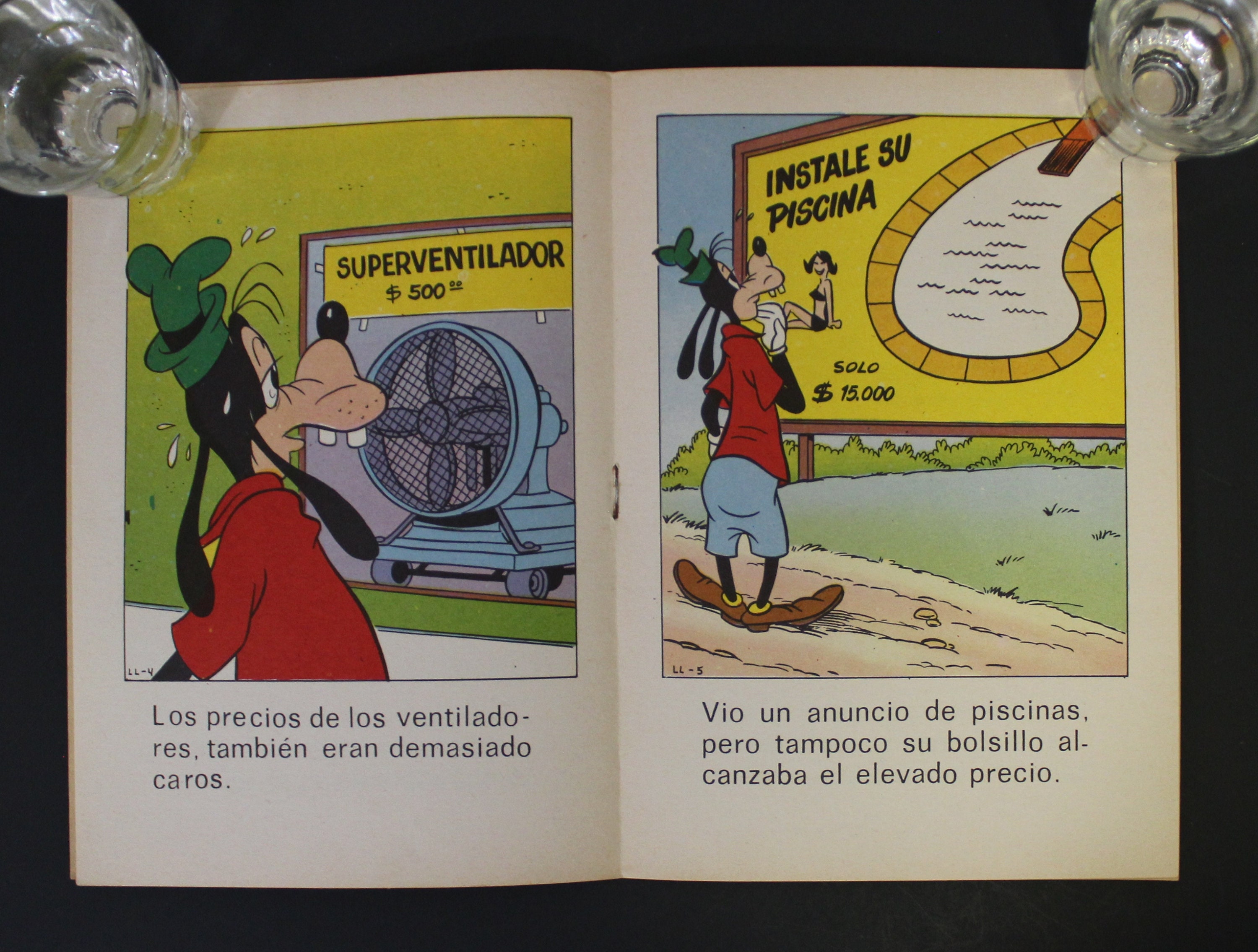 1976 GOOFY IN " It is Hot! " Spanish Vintage Children's Book by ...