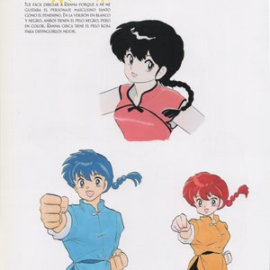 2003 RANMA 1/2 Double-sided POSTER 2 Posters in 1 (10.5" X 8.5") Manga ...