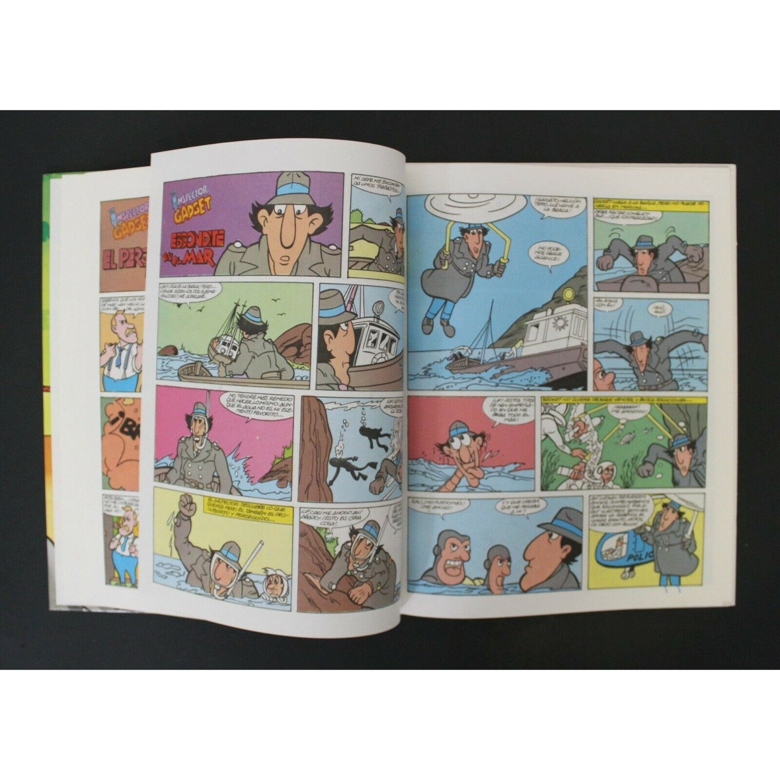 1987 INSPECTOR GADGET ADVENTURES Book Hardcover Spanish | Etsy