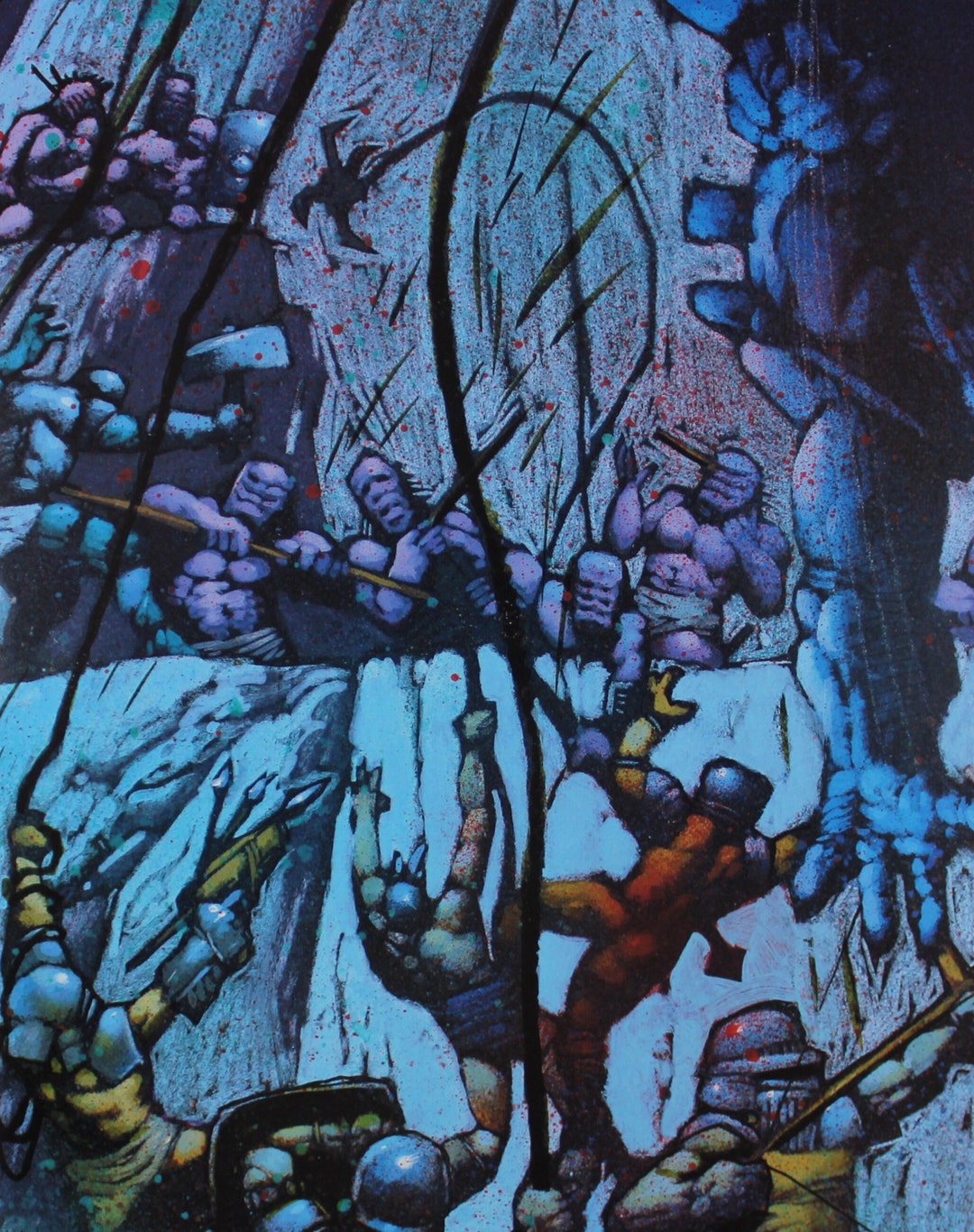 1998 SIMON BISLEY Original Vintage Poster 12" X 9" (30 X 23 Cm.) Heavy ...