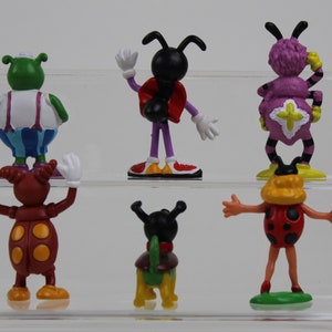 1983 FERDY the ANT PVC Full Set of 6 Figures by Schleich 2.5"-3" (6.3 ...