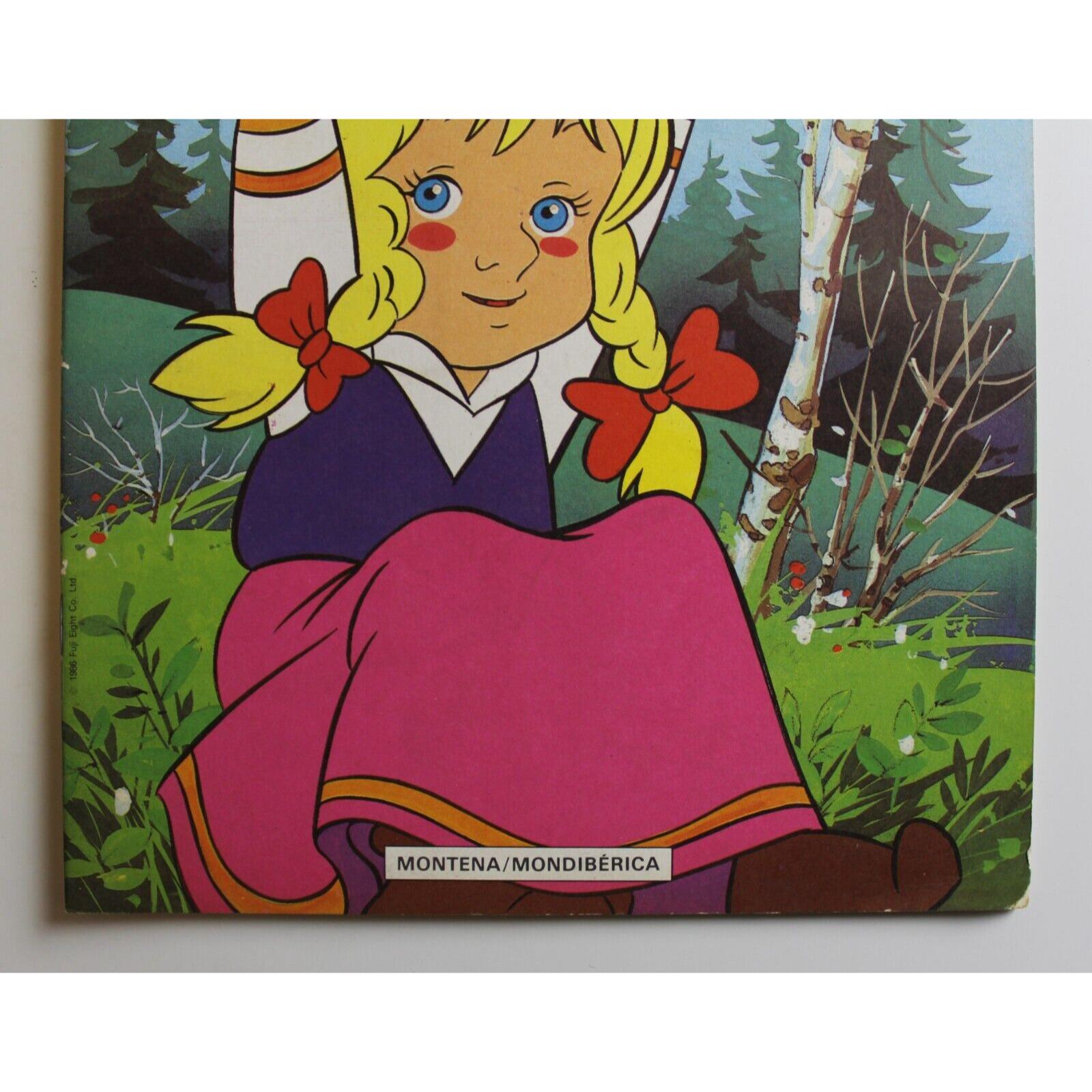 1986 ELVES of the FOREST Coloring Book 10.75" X 8" Fuji Eight Co. Spain ...