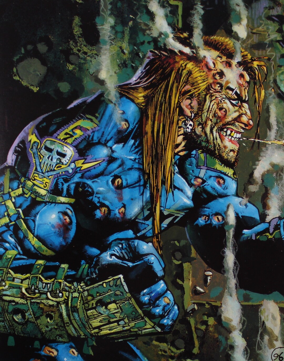 1998 SIMON BISLEY Original Vintage Poster 12" X 9" (30 X 23 Cm.) Heavy ...