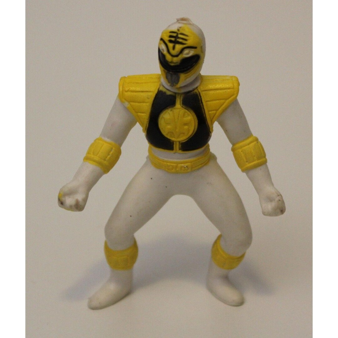 1990s Yellow POWER RANGERS K.O. / Bootleg PVC Figure 2.5" (6.35 Cm ...