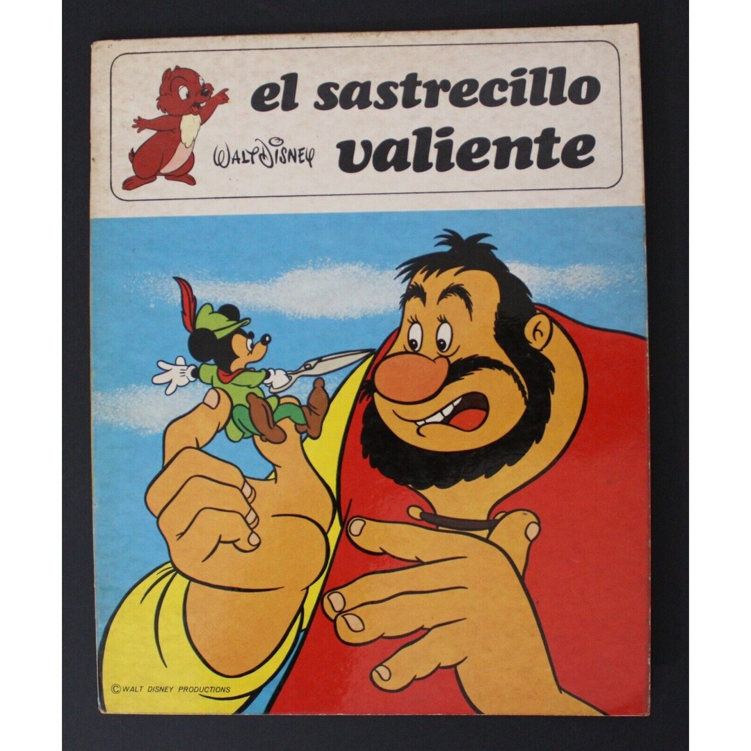 1972 BRAVE LITTLE TAYLOR Book Soft Cover Spanish Vintage Walt Disney ...