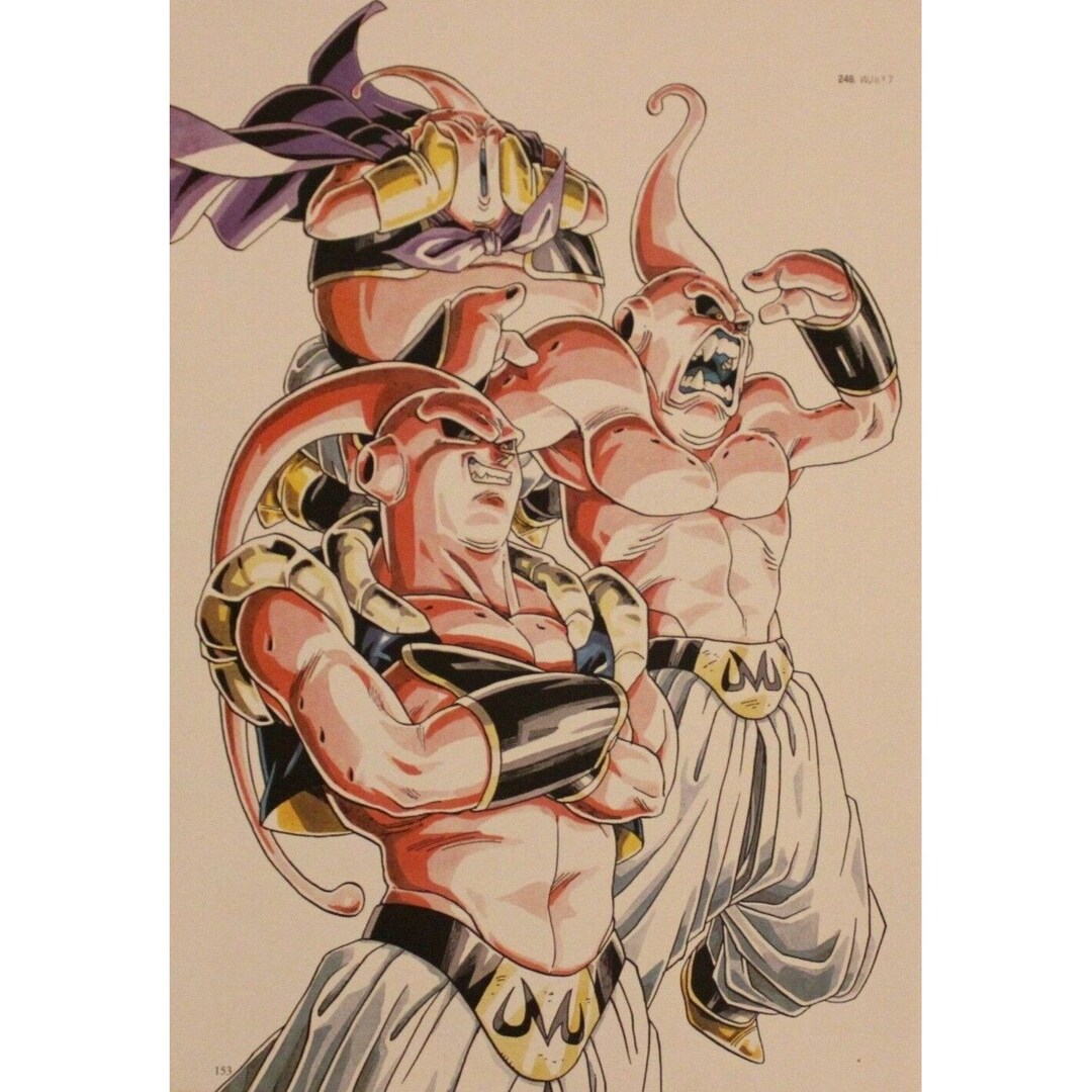 1996 Dragon Ball DOUBLE-SIDED MINIPOSTER 2 Posters in 1 10 X 7 Son Goku ...