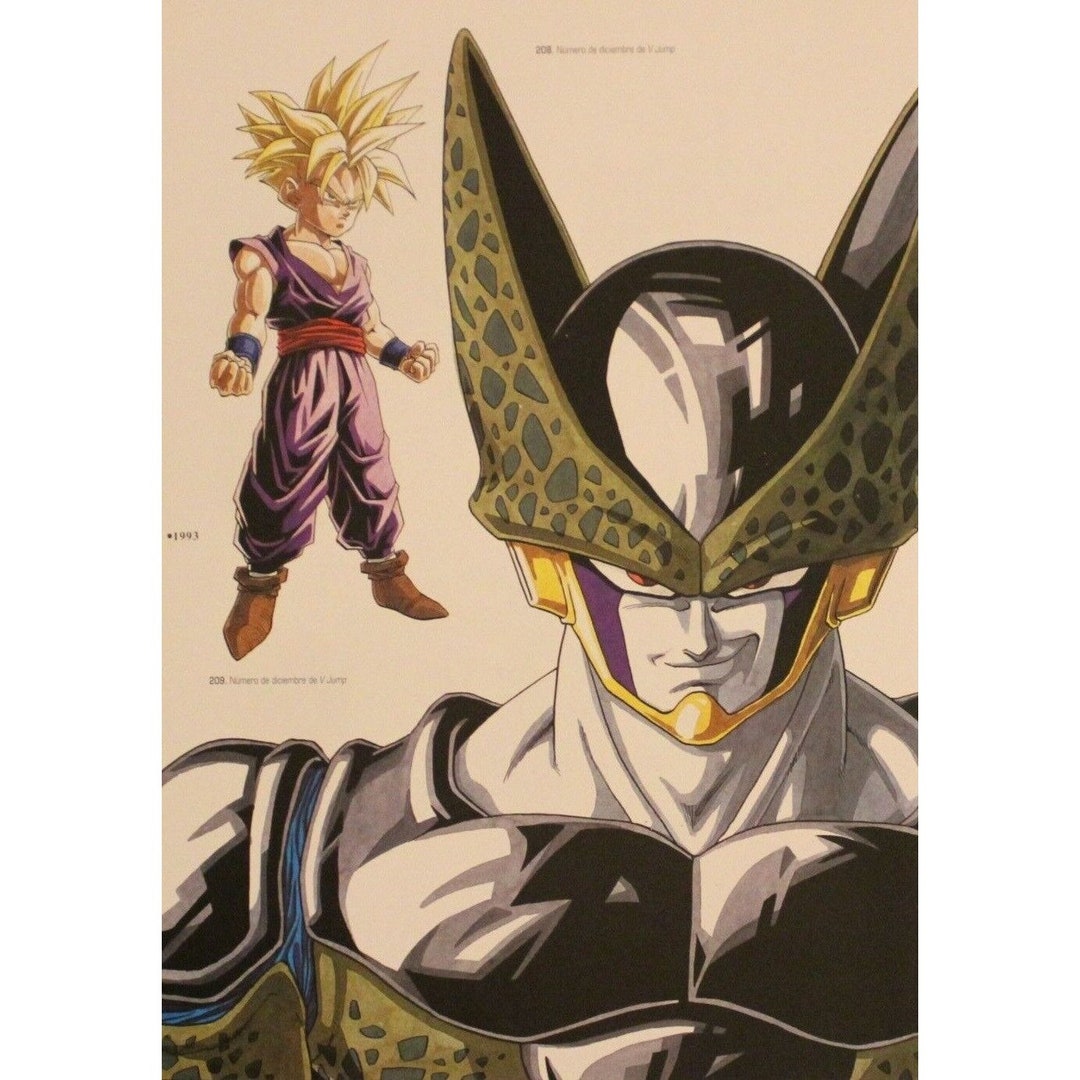 1996 Dragon Ball DOUBLE-SIDED MINIPOSTER 2 Posters in 1 - 10" X 7" (25. ...