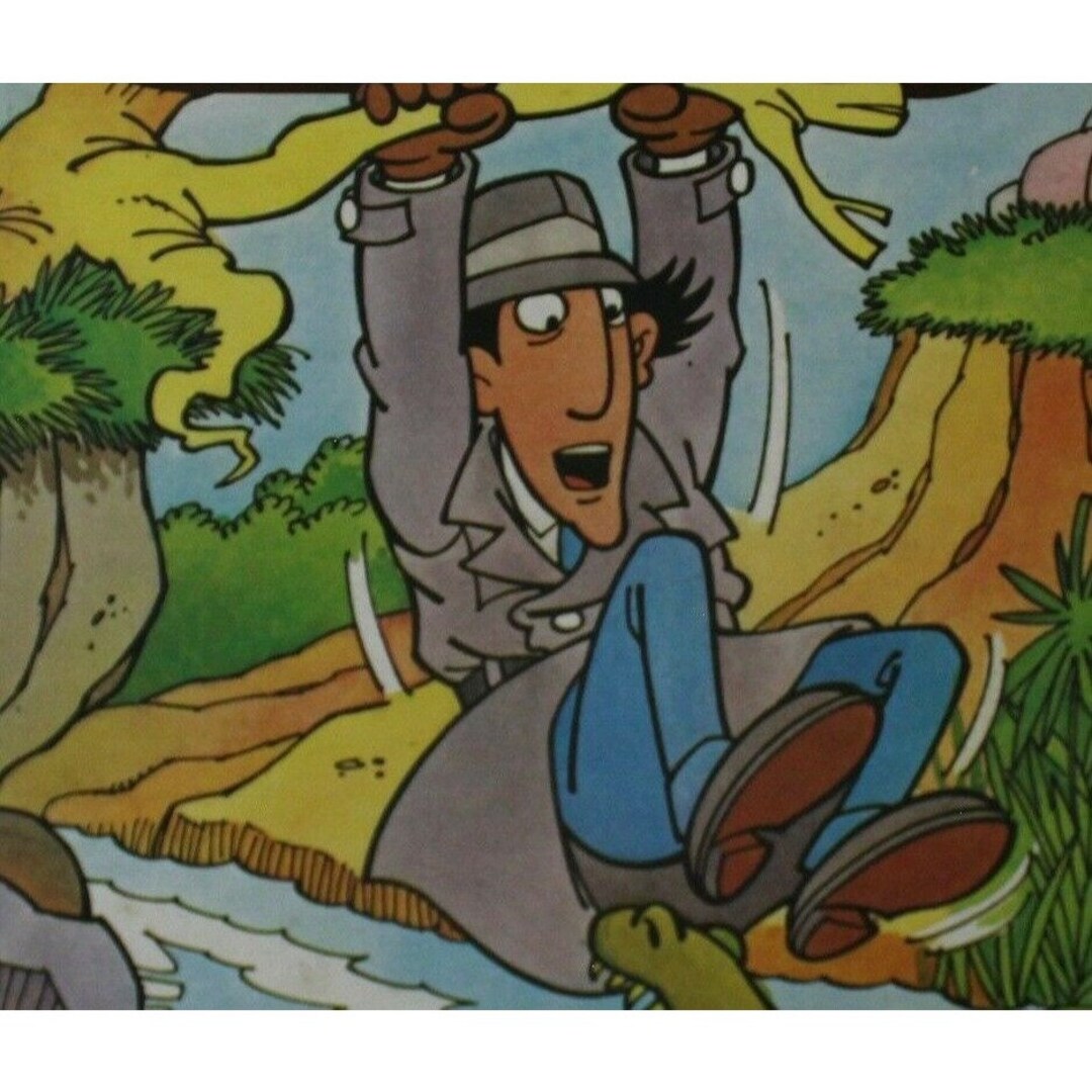 1987 INSPECTOR GADGET Book 20 X 14.5 Cm. (8" X 5.75") Spanish Vintage ...
