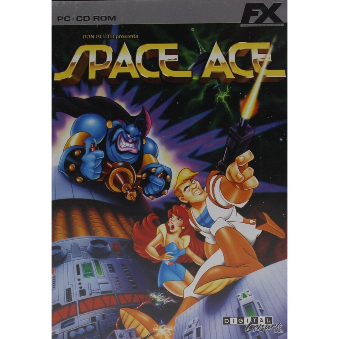 2001 SPACE ACE Video Game Spain Release Translated & Dubbed Don Bluth ...