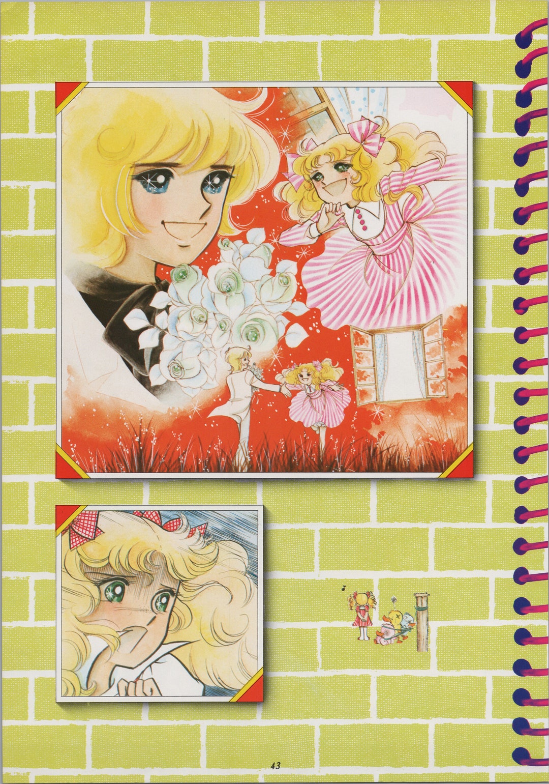 1977 CANDY CANDY Japanese Vintage Poster 11.7" X 8.25" (29.5 X 21 Cm.) #29 - READ Description - Etsy