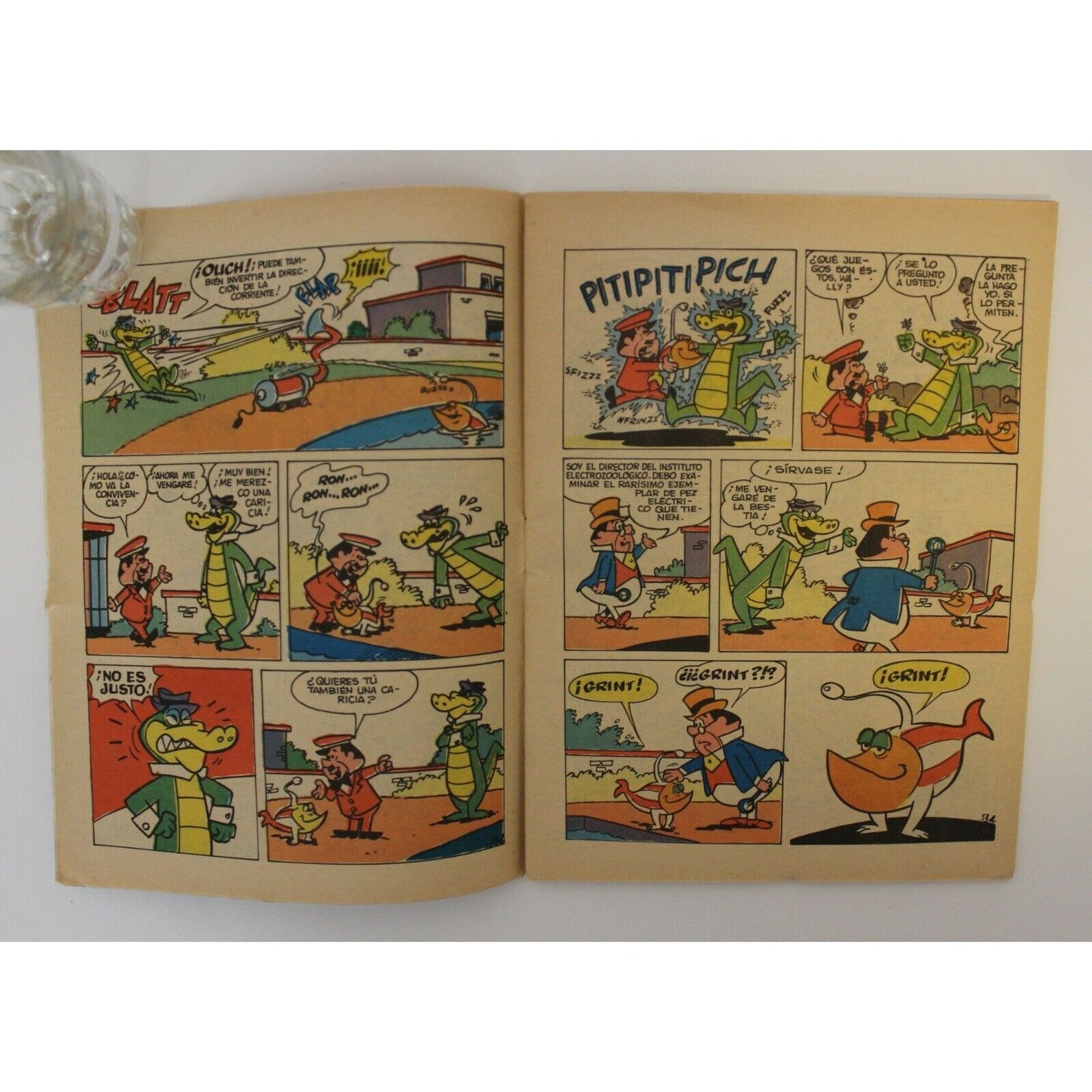 1984 WALLY GATOR Book Spanish Vintage 18 X 13.5 Cm (7.25" X 5.25 ...