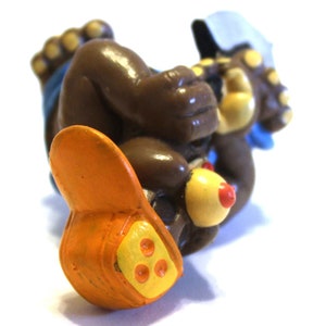 1990 Alfred J. Kwak HENK the MOLE PVC Figure German Vintage 2" ( 5 Cm ...