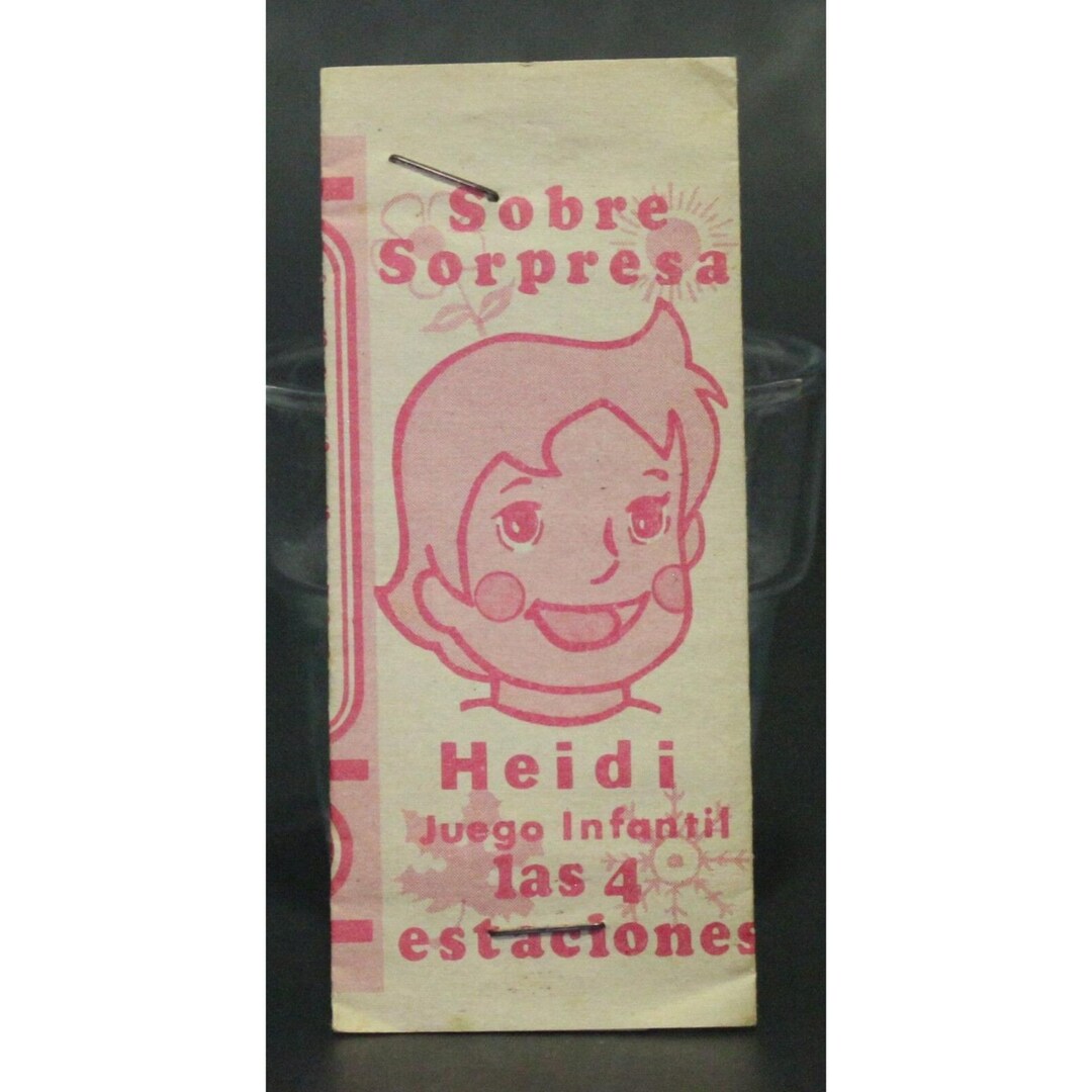 1970's HEIDI: the 4 SEASONS Trading Cards Pack - Spanish Vintage ...