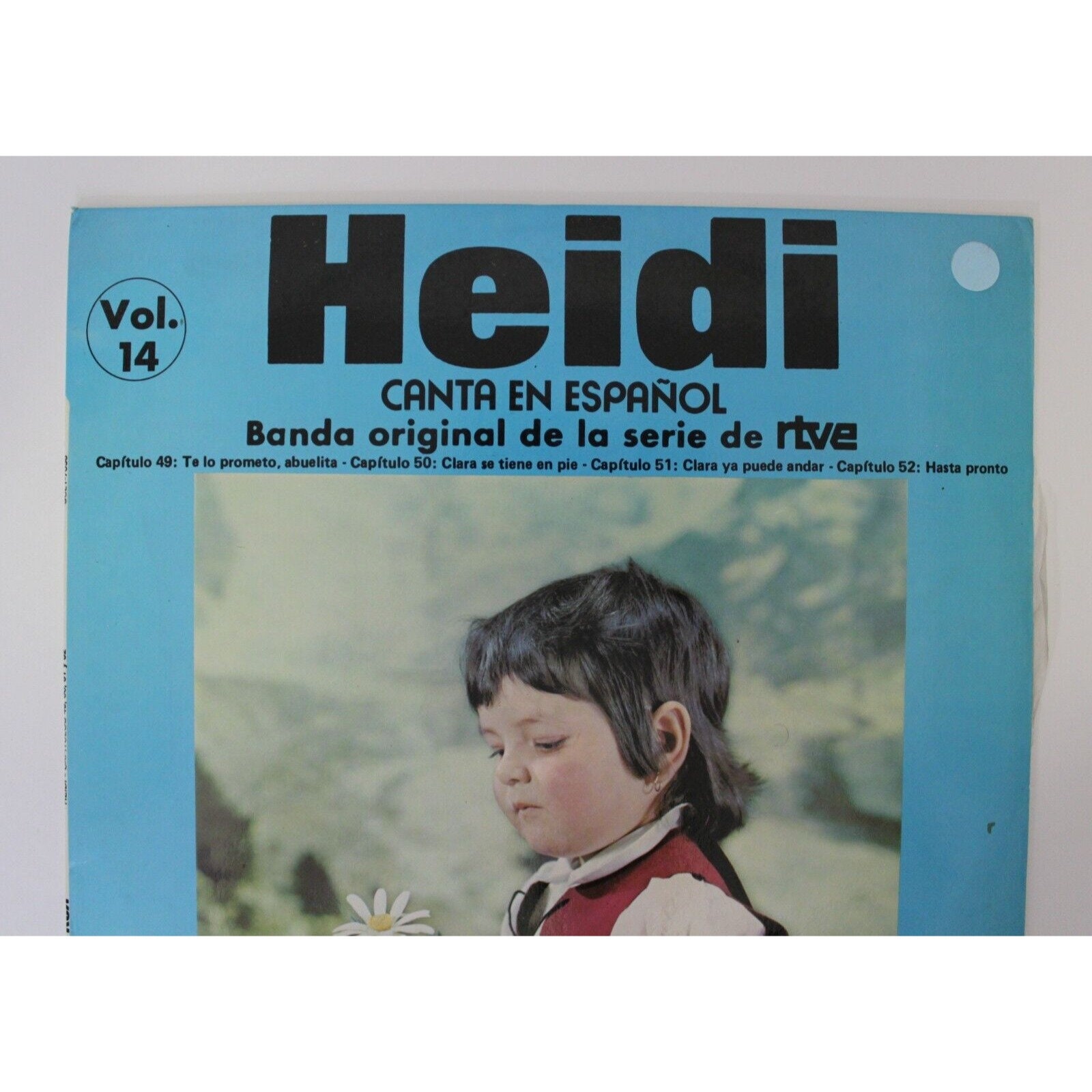 1976 HEIDI, GIRL of the ALPS 12" Vinyl Record Spanish Vintage Item by R ...
