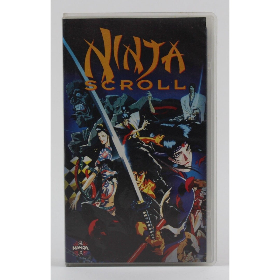 1995 Ninja Scroll Movie VHS Video Tape Spanish Original Vintage PAL ...