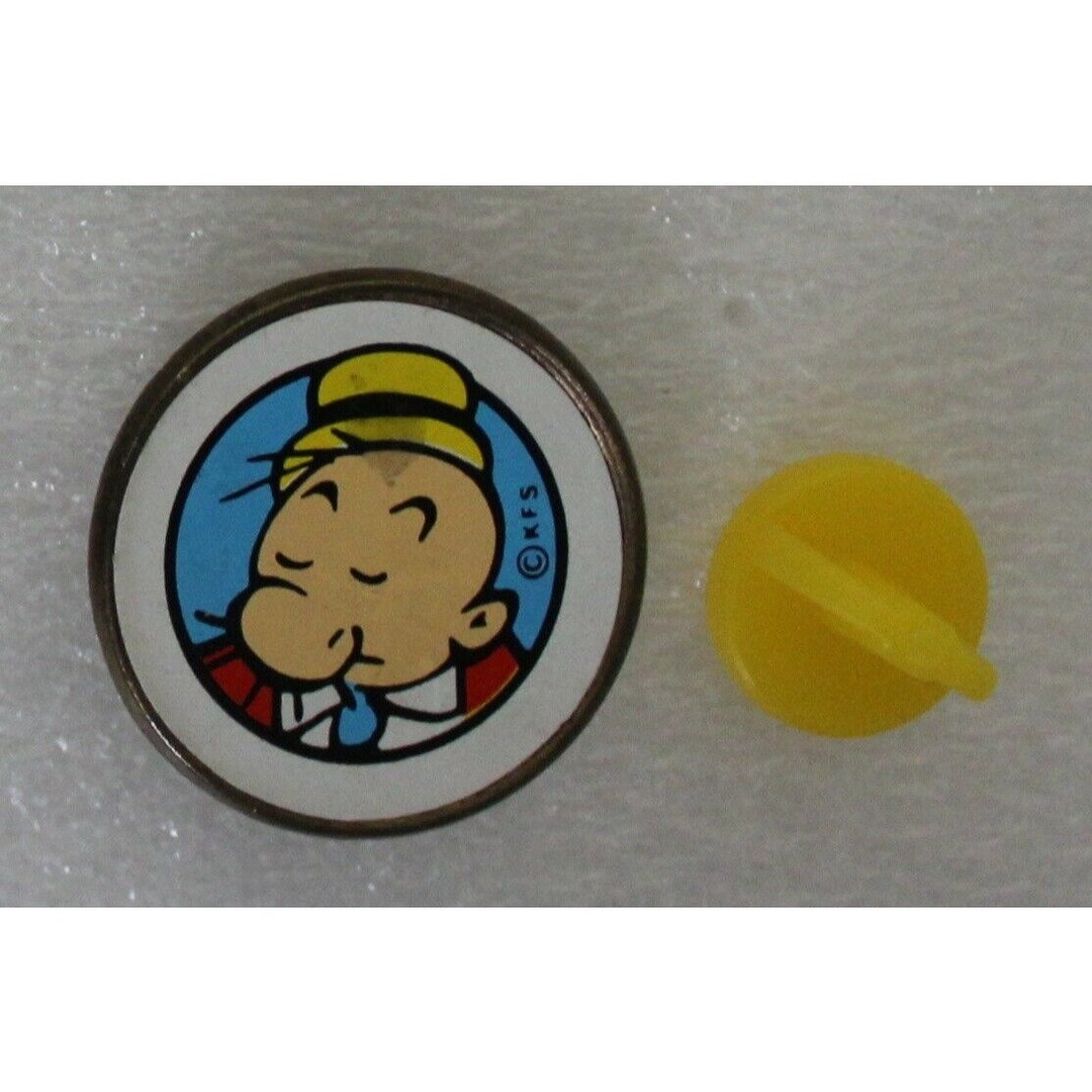 1990s POPEYE J WELLINGTON WIMPY Lapel Pin 2.25 Cm. (0.9") Vintage ...
