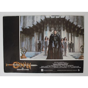 1984 CONAN the DESTROYER Lobby Card Originl Vintage Spain Bombaata 34 X ...