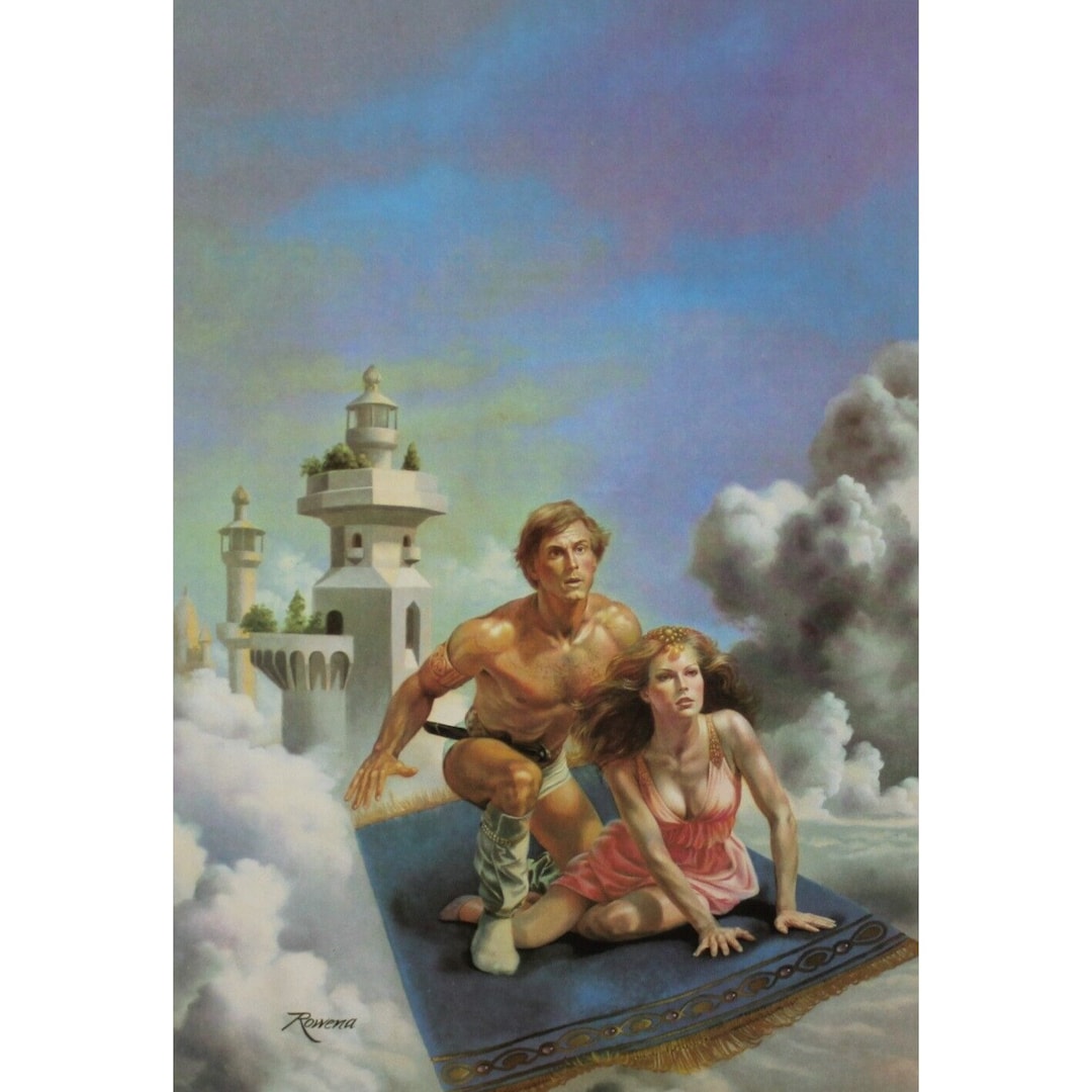 1991 ROWENA MORRILL Vintage Poster the World Shuffler 11.75" X 8" (30 X ...