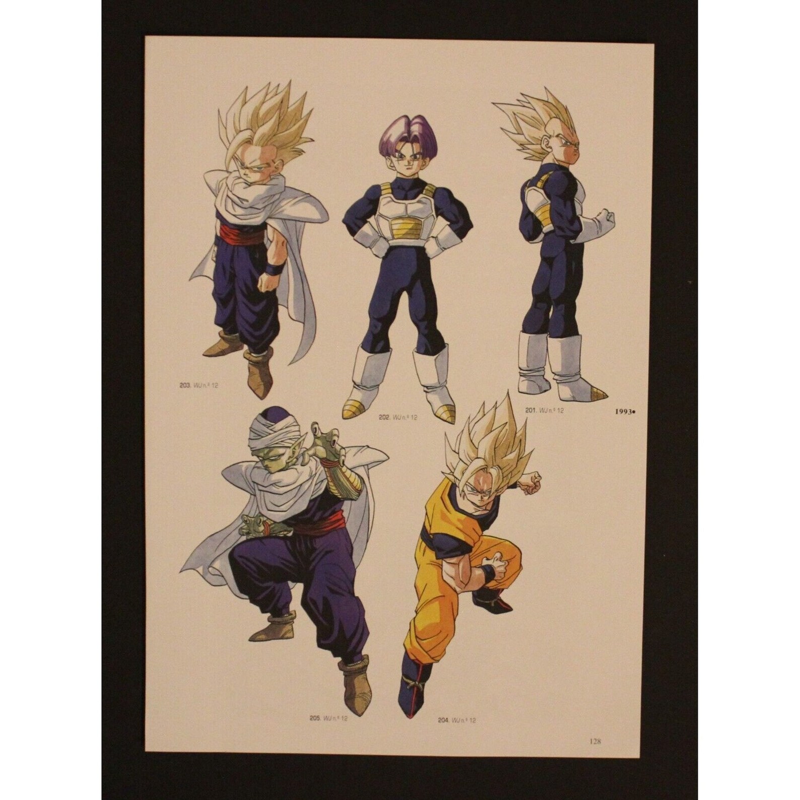 1996 Dragon Ball DOUBLE-SIDED MINIPOSTER 2 Posters in 1 - 10" X 7" (25. ...
