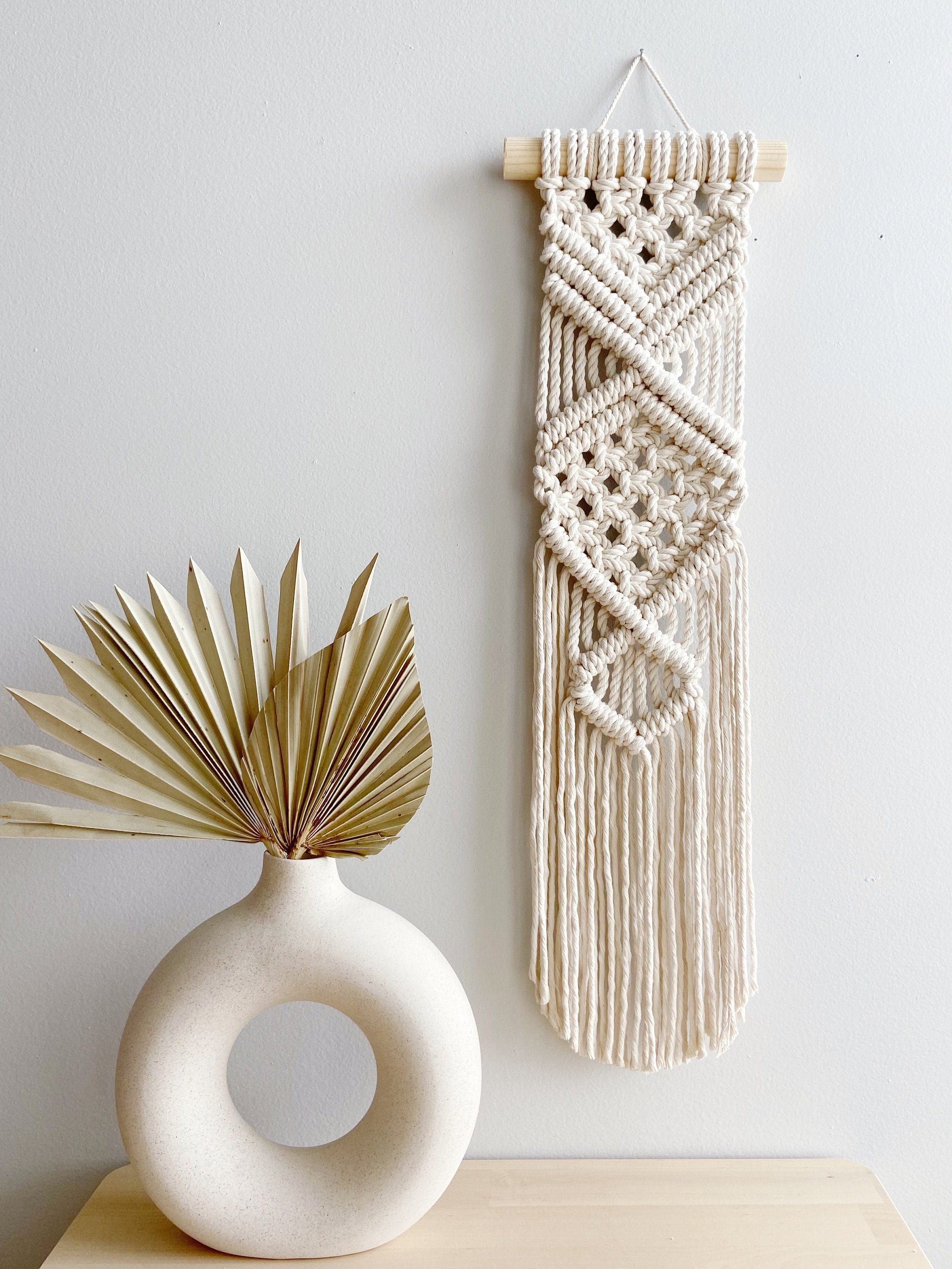 Geometric Macrame Wall Hanging Boho Wall Hanging Elegant Macrame Woven ...