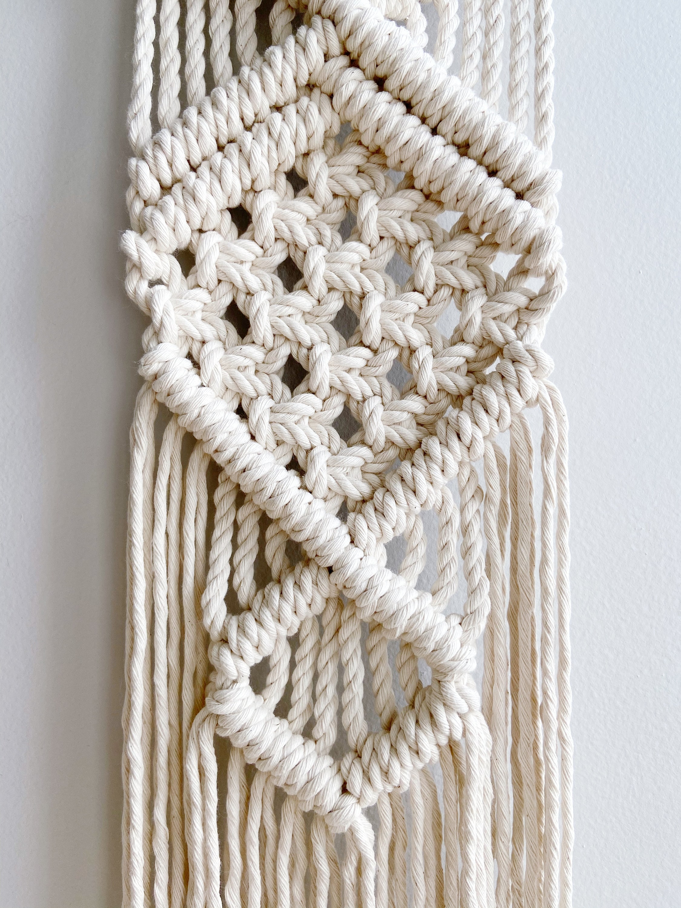 Geometric Macrame Wall Hanging Boho Wall Hanging Elegant Macrame Woven ...