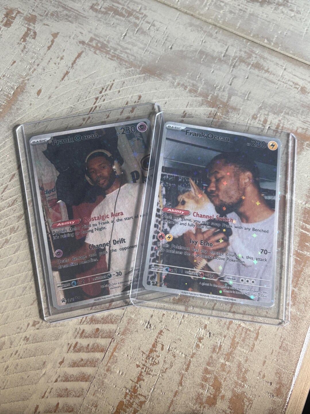 Frank Ocean Holographic Custom Fan Trading Card *select Your Own ...