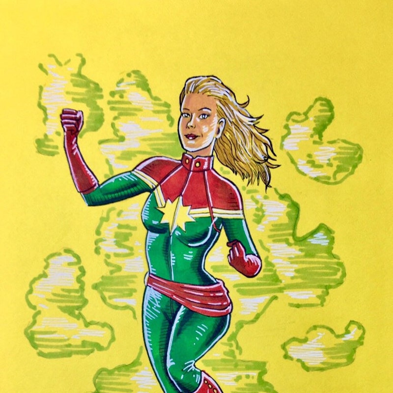 Carol Danvers - Etsy